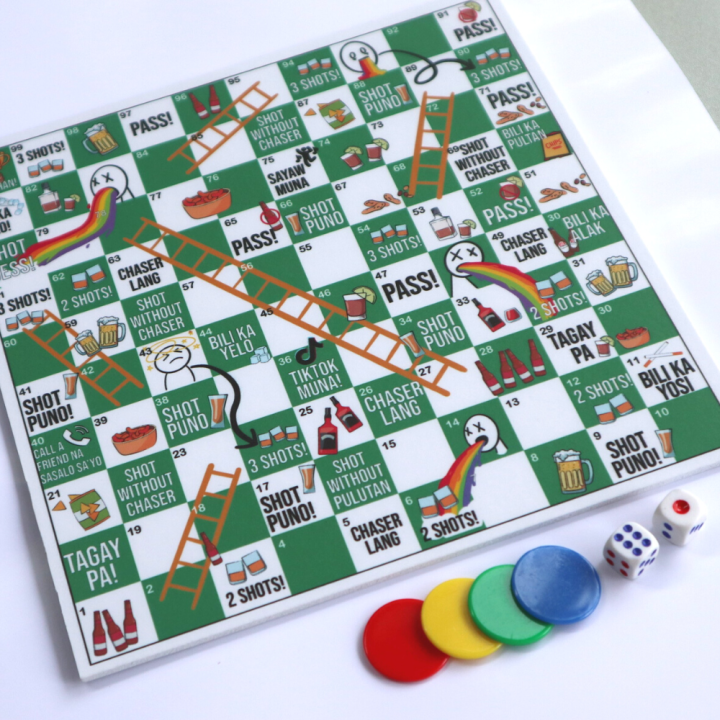 SHOT & LADDER BOARD GAME | BEST FOR INUMAN SESSION | Lazada PH