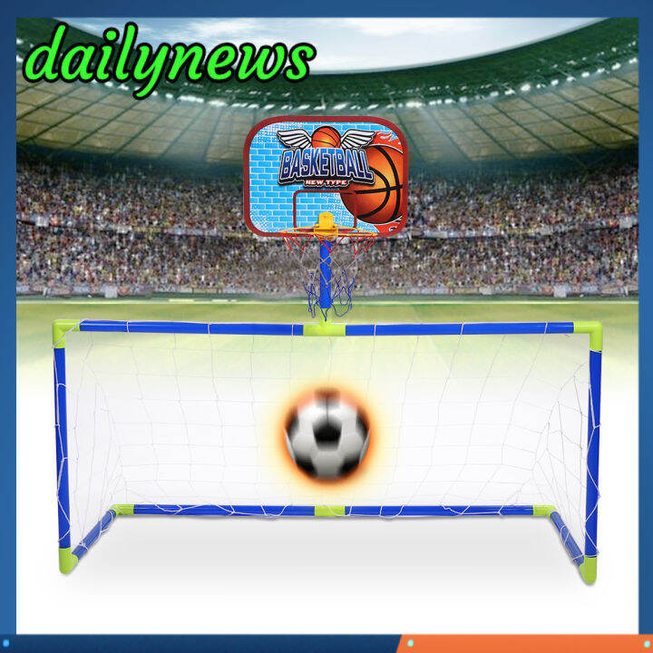 [Niceus] Indoor Outdoor Mini Basketball Soccer System Backboard ...