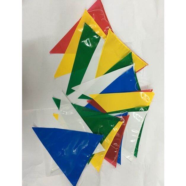 aUqMAKAPAL** Local made** 10 Meters Assorted Color Fiesta Flag ...