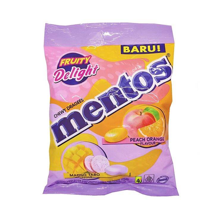 Mentos - FRUITY DELIGHT Dragees Candy - 121 gr Zak | Lazada Indonesia