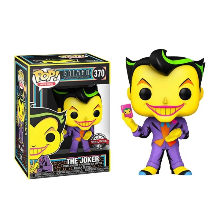 Funko Pop! Heroes Bat - man The Animated Series The Joker (Black Light ...