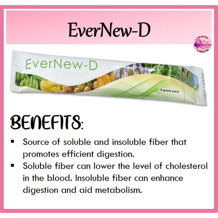 EverNew-D Fibre Drink by E Excel 18g sachet | Lazada PH