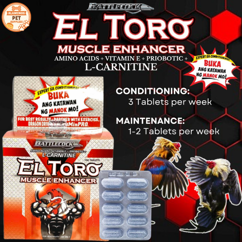 [APS] EL TORO TABLET / 10 TABLETS / 1 BANIG / MUSCLE ENHANCER / FOR ...
