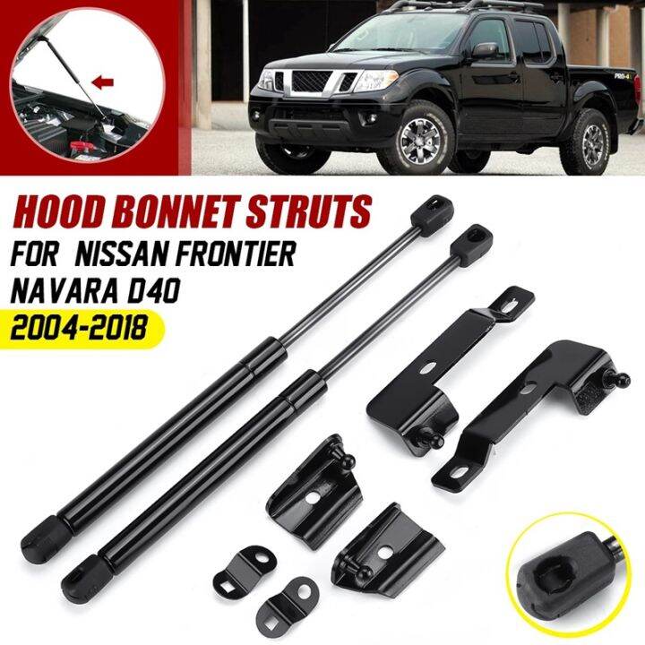 Front Hood Bonnet Gas Strut Lift Support For Nissan Frontier Navara D40