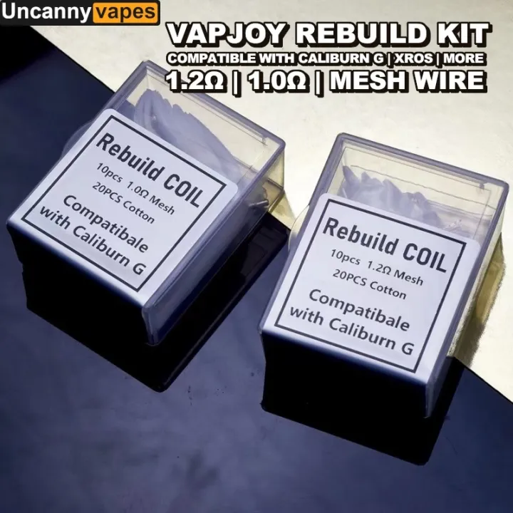【Hot sale】 Caliburn G/Xros 1.2/1.0 Mesh Coil Rebuild Kit/RBK by Vapjoy ...