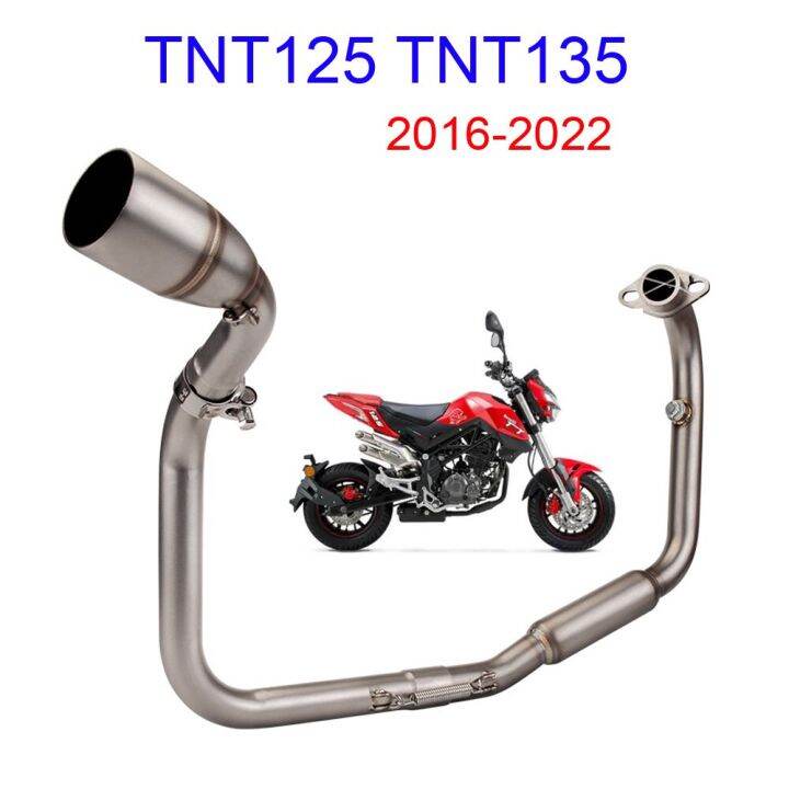 TNT125 TNT135 Motorcycle Exhaust Escape Moto Modified Full Systems ...