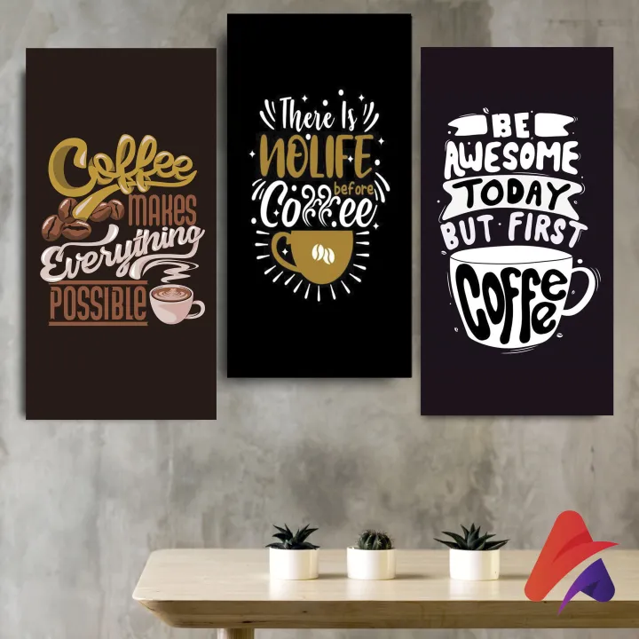 HIASAN DINDING CAFE KOPI PAJANGAN CAFE KOPI WALL DECOR CAFE KOPI POSTER ...
