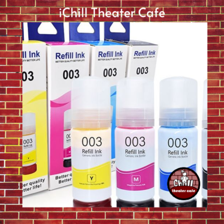 Refill Epson 003 Ink Dye Ink For Inkjet Printer L3110 L3210 L3150 L3250 ...
