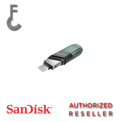 SanDisk iXpand Flash Drive Flip, SDIX90N 064GB, Black, iOS, USB 3.0 ...