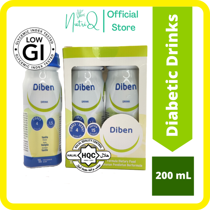 Diben Drink Susu Lactose and Gluten Free Low GI 营养品 Fresenius Kabi Complete Nutrition | Lazada