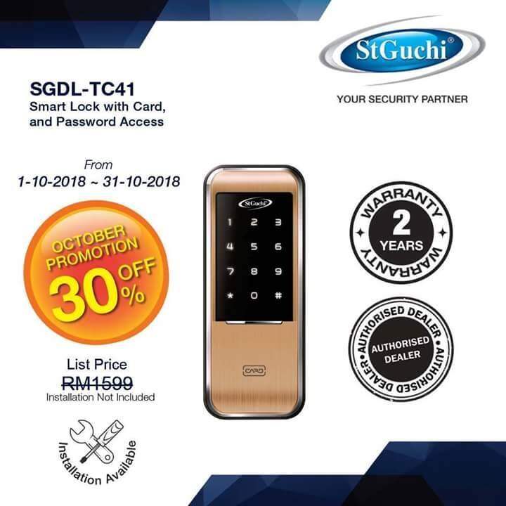 ST GUCHI DIGITAL LOCK | Lazada