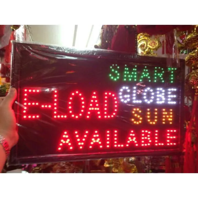 E-LOAD SMART GLOBE SUN AVAILABLE RAINBOW BRIDGE LED SIGNAGE (New-Small ...