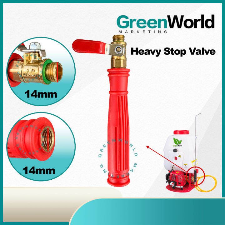 Engine Power Sprayer Handle Sprayer Stop Cock Ball Valve Mesin Pam ...