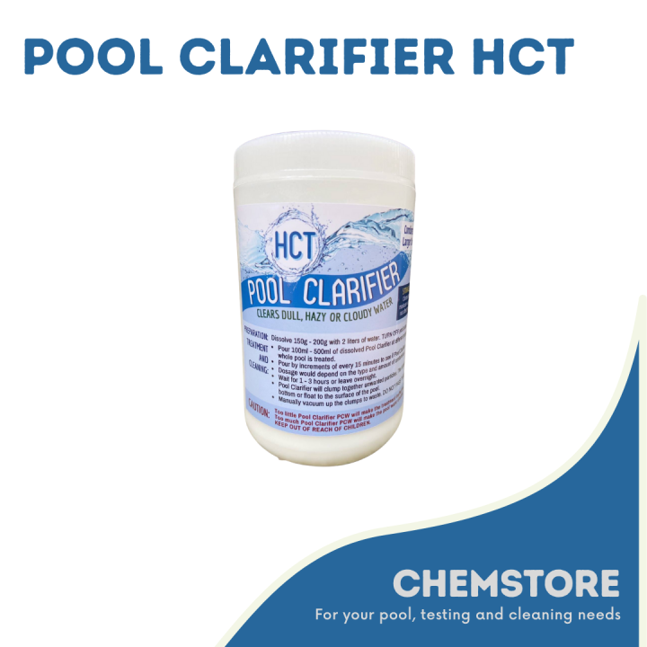 6-JAR Pool Clarifier HCT 4.5 kg Flocculant Pool Cleaning CHEMSTORE ...