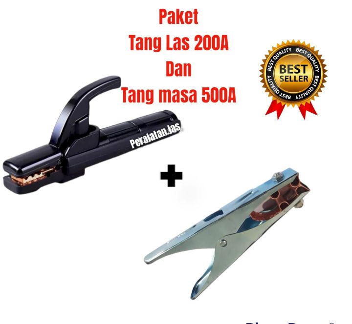 PAKET VTS Tang Penjepit Stang las Elektroda Mesin Las Listrik Electrode Holder 200A - Iwa Tang ...