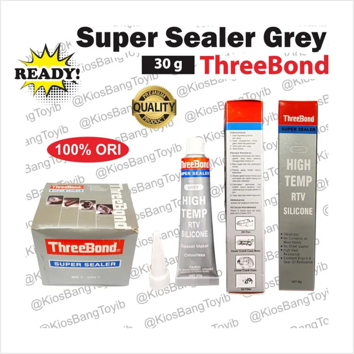 Lem Gasket / Packing Threebond Super Sealer GREY No 1 30gr High Temp ...