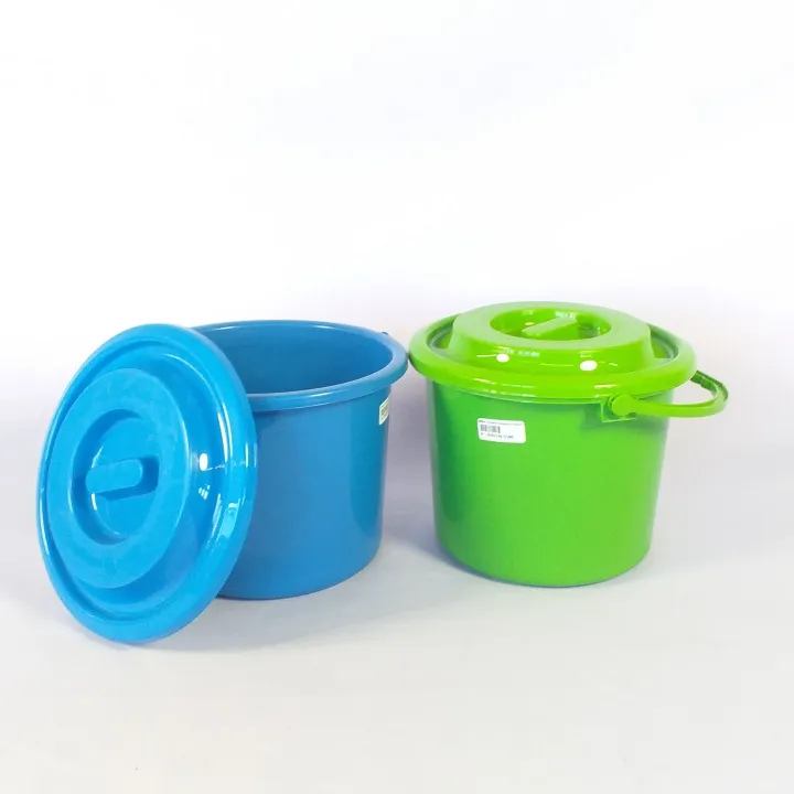 Ember Plastik Kecil Tanpa tutup Dan Dengan Tutup Ukuran 1,5 Galon PI-1515TT PI-1515TU | Lazada ...