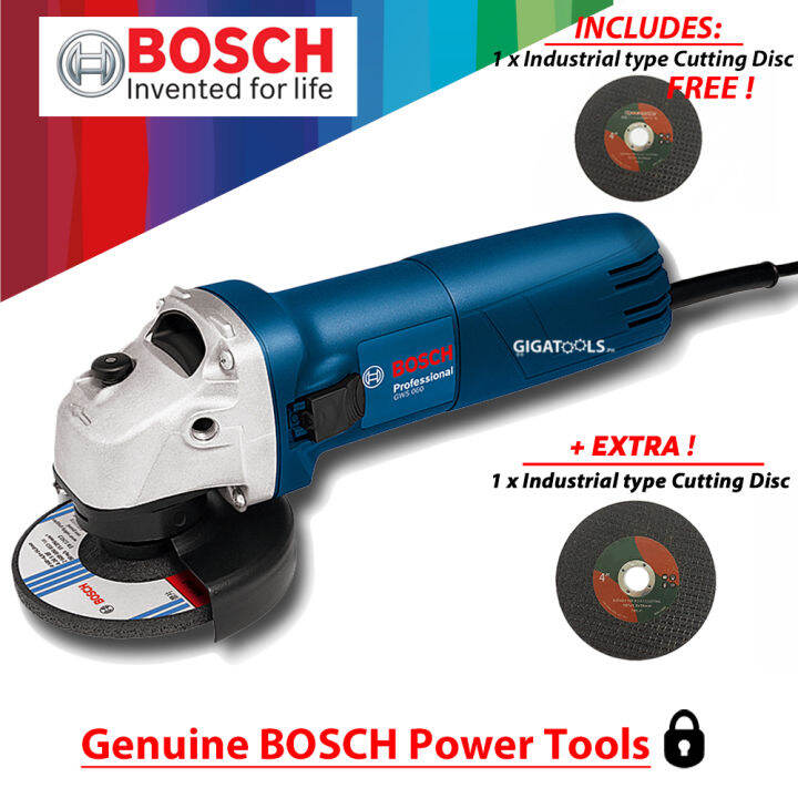 Bosch GWS 060 Angle Grinder 4" ( 670W ) with FREE Industrial Cutting ...