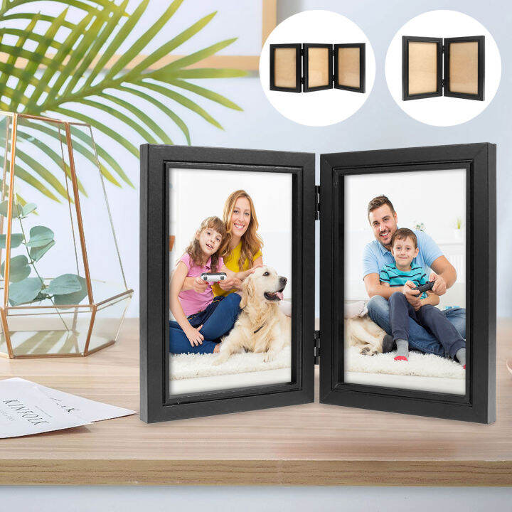 Triple Photo Frame Double/Triple Photo Frame 180° Foldable Hinged ...