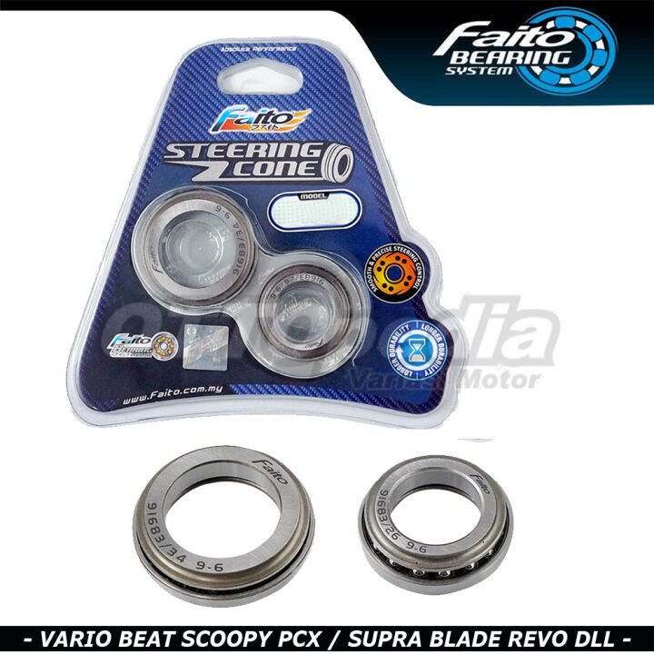 Bearing Komstir Streering Cone Kones Stang Faito M Series Honda Vario ...