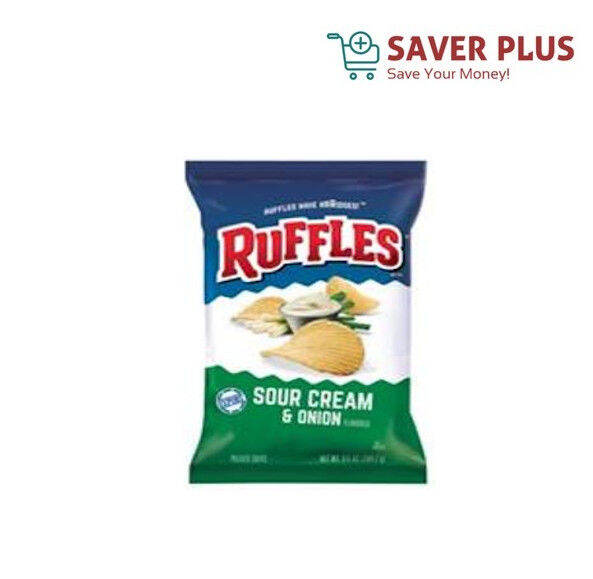 RUFFLES POTATO CHIPS SOUR CREAM & ONION 184G | Lazada