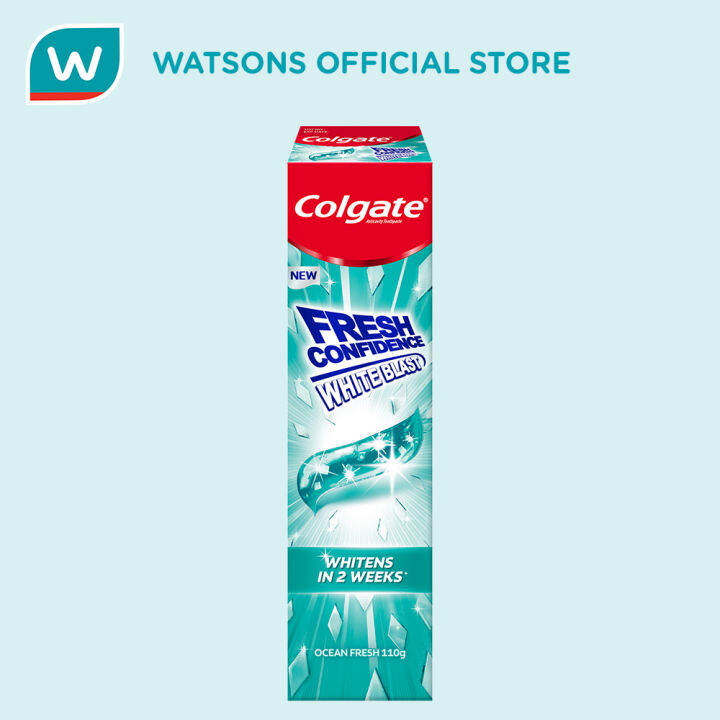 COLGATE Fresh Confidence White Blast Ocean Fresh Toothpaste 110g ...