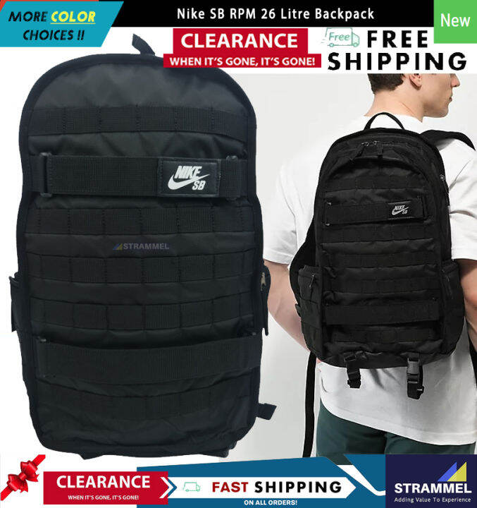 [100% Authentic] NIK⋿ Sportswear SB RPM 26 Litre Backpack Technical ...