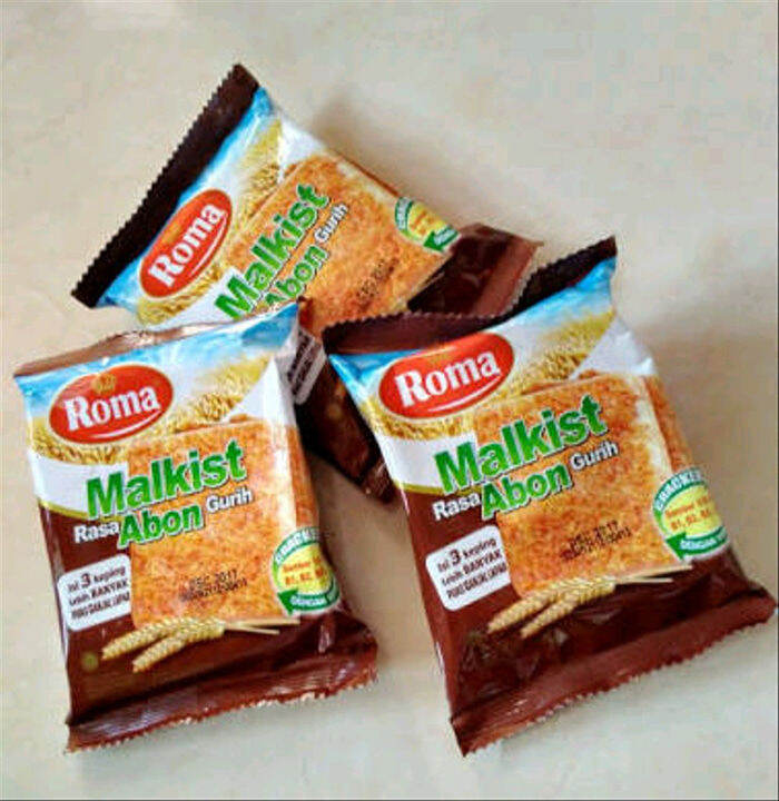 Roma Malkist Abon sachet (1 renceng isi 10 sachet) | Lazada Indonesia