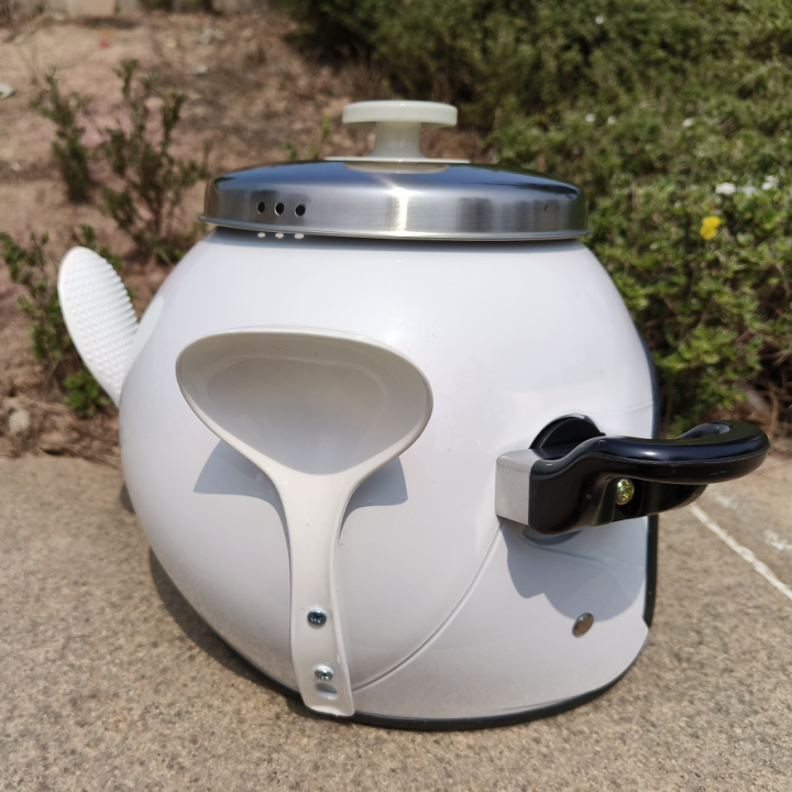 Electric Cooker Helmet TikTok Shooting Video Helmet Gas Bottle Gas ...