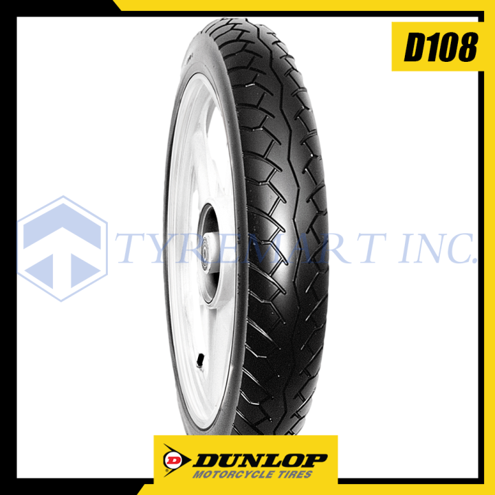 Dunlop Tires D108 3.00-18 47P Tubetype Motorcycle Street Tire | Lazada PH