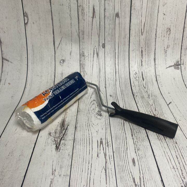 ACRYLON PAINT ROLLER/ROLLER BRUSH with Handle - 7" - Brand: Okura ...