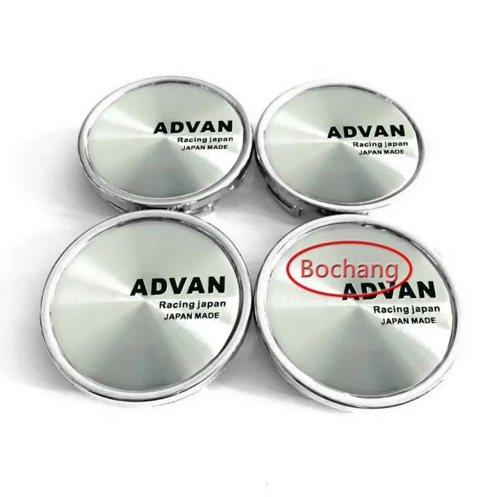 4pcs ADVAN RACING wheel center cap 58mm dust proof hood cover plastic ...
