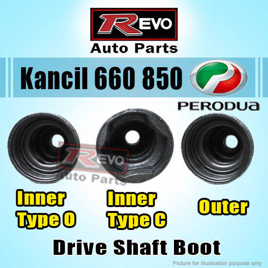 Drive Shaft Boot Cover Perodua Kancil 660 850 Viva Kelisa Kenari inner ...