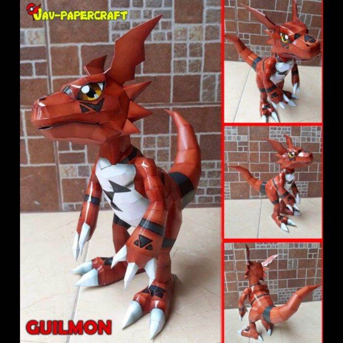 Digimon Guilmon Papercraft | Lazada Indonesia