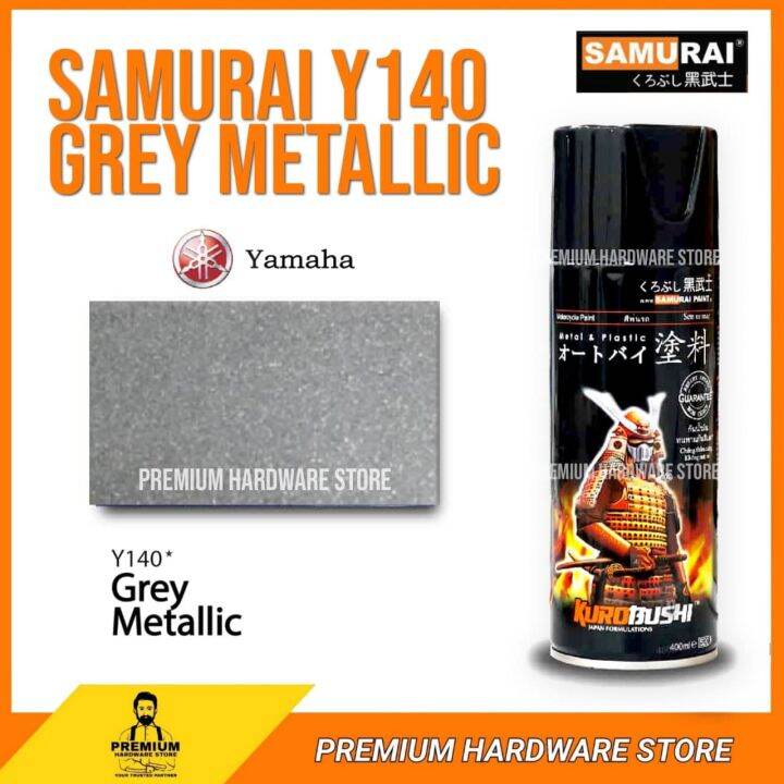 Samurai Y140 Yamaha Gray Metallic Spray Paint 400ml | Lazada