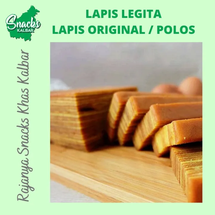 LeGita Cakes Kue Lapis Legit Original / Polos ukuran 19x19 Khas ...