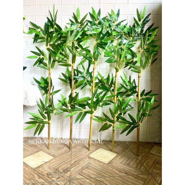 Batang Bambu Artificial 100cm/pohon plastik/ pohon bambu/ bambu partisi ...