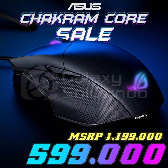 Asus ROG CHAKRAM CORE RGB Gaming Mouse | Lazada Indonesia