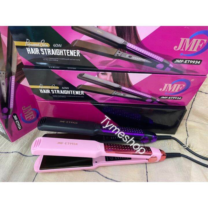 JMF รุ่น JMF-ET9934 เครื่องหนีบผม หน้ากว้าง ที่หนีบผม เครื่องหนีบผม เครื่องหนีบผมม้วนผม สีดำ สี ...
