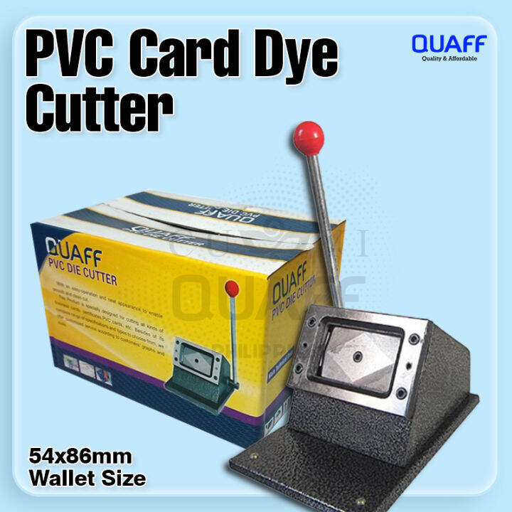 QUAFF PVC Card Die Cutter ID Size 86-54mm | Lazada PH