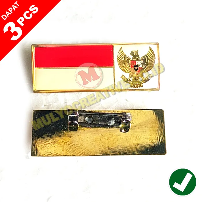 Pin Paskibra MPG Pin Bendera Merah Putih Atribut Paskibra Murah /3pcs ...