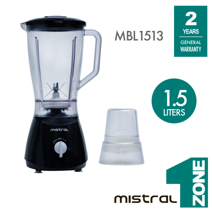 Mistral 400w Powerful 1.5L Blender with Multipurpose Grinder - Model ...