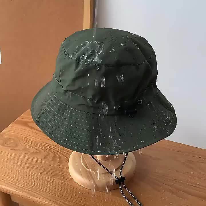 2023 Large Size Waterproof Bucket Hats Foldable Quick Drying Fisherman ...