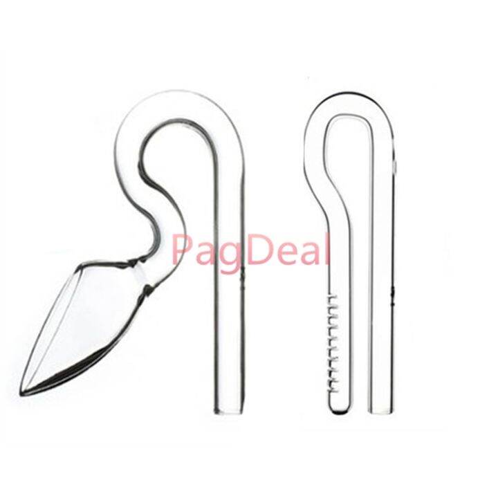 【DT】1 Set Mini Glass Lily Pipe Spin Voilet Outflow and Inflow 13mm for ...