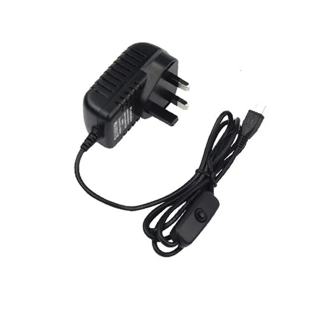 5v 3a Power Supply Charger Ac Adapter Usb Cable With Power On/off ...