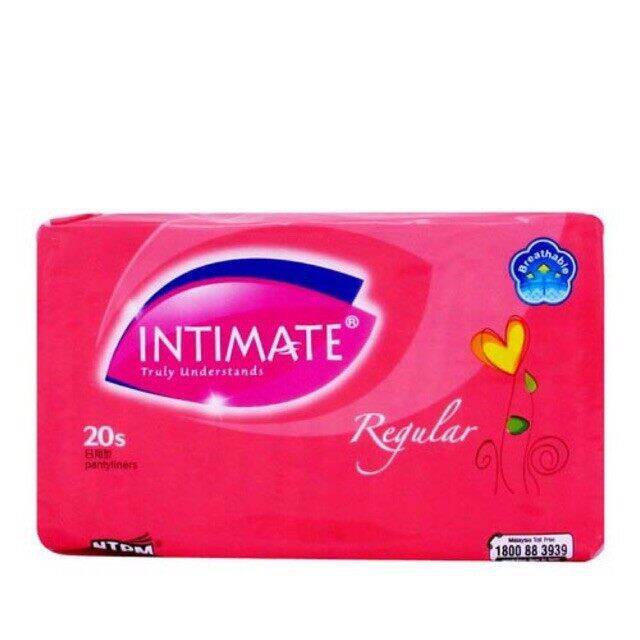 INTIMATE REGULAR PANTY LINER 20'S P41 | Lazada