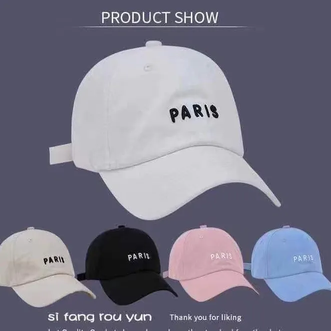 #LG07 Korean style Baseball Cap Paris Design Baseball Cap | Lazada PH
