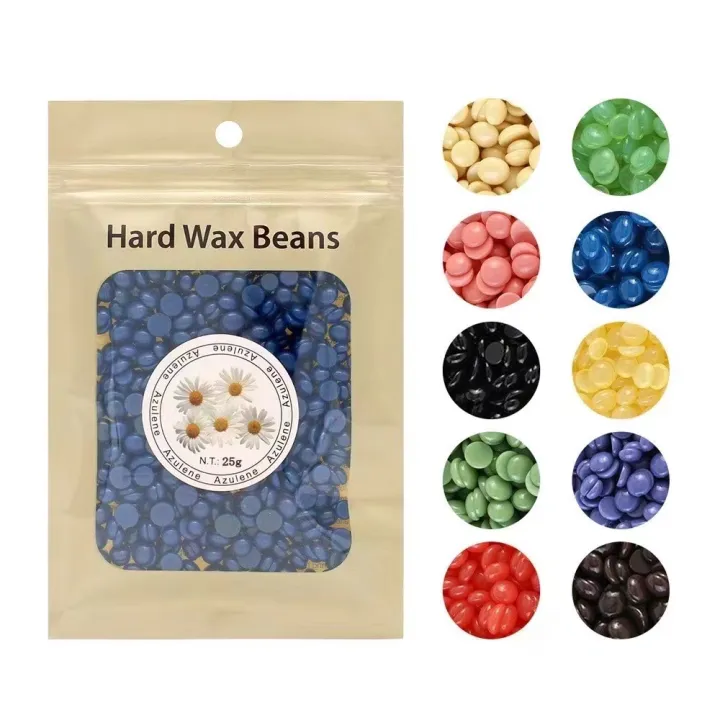 25g Pearl Hard Wax Beans Hot Film Wax Bead Hair Removal Wax Depilatory ...