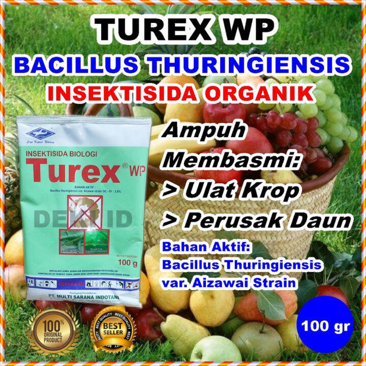 Turex WP 100 gr Bio Insektisida Organik Agen Hayati Bacillus T ...