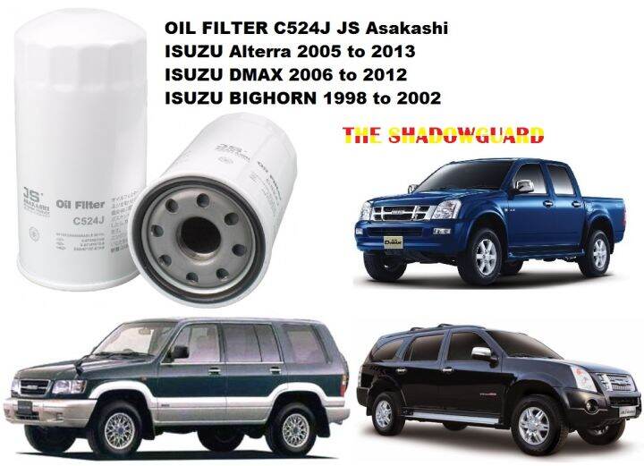 OIL FILTER C524J ISUZU Alterra 2005 DMAX 2006 BIGHORN 1998 | Lazada PH